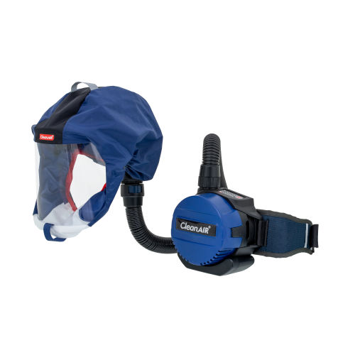 Slater Safety. CleanAIR® CA-1 Short protective hood - Blue