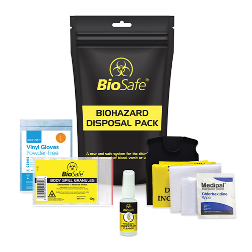 Slater Safety. Biohazard Single use kit