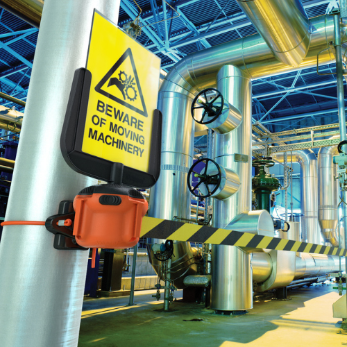 Slater Safety. Skipper Sign Holder A4