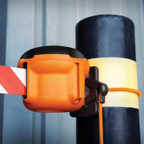 Slater Safety. Skipper XS Retractable Barrier Unit